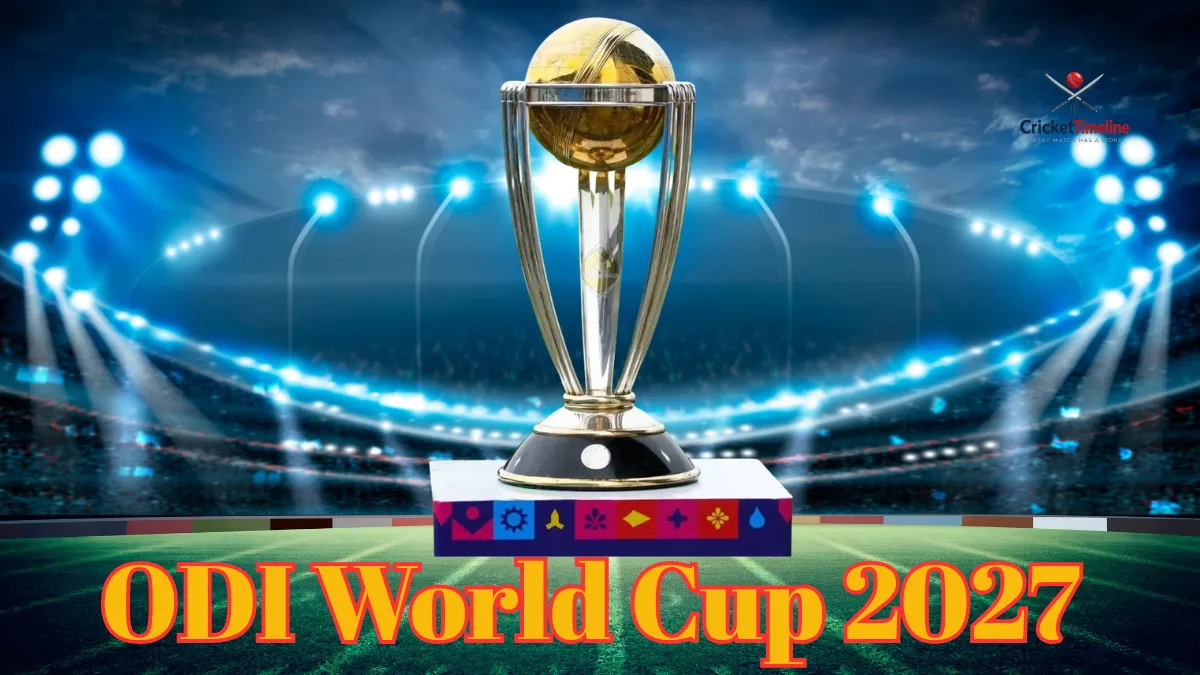 ODI World Cup 2027: Tournament Set to Return to Classic Format, Can ...